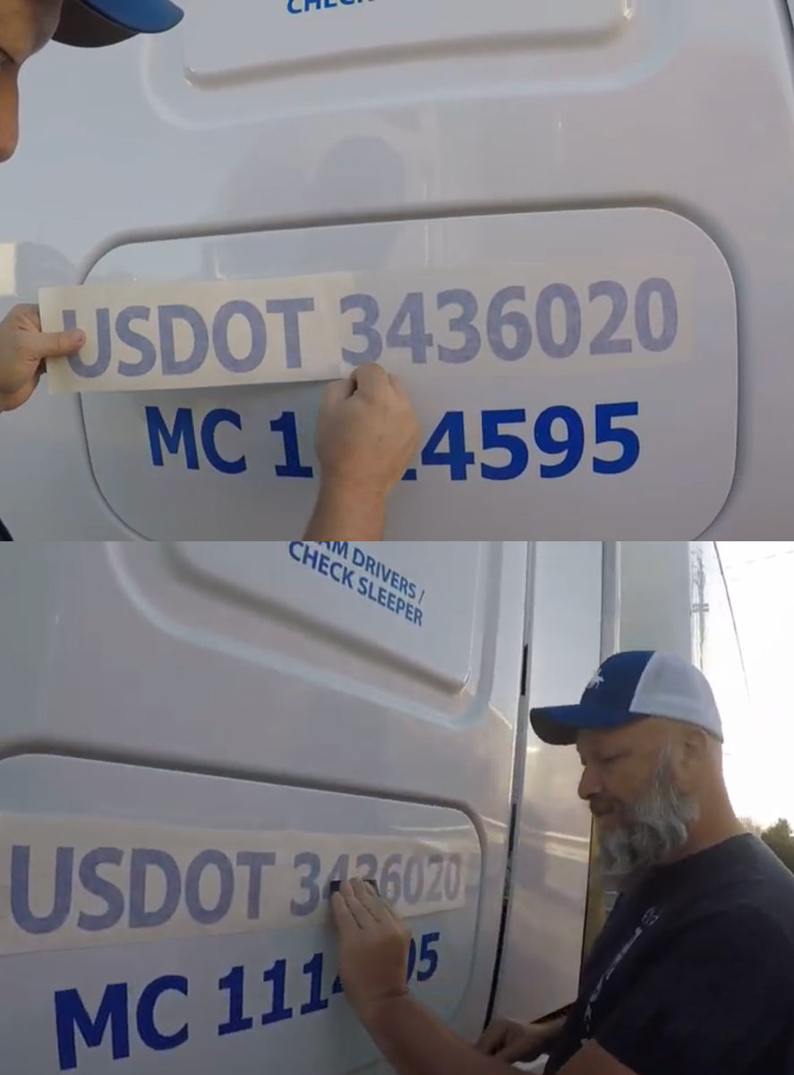How To Place Your New USDOT Numbers On Your Commercial Vehicle – USDOTSTORE
